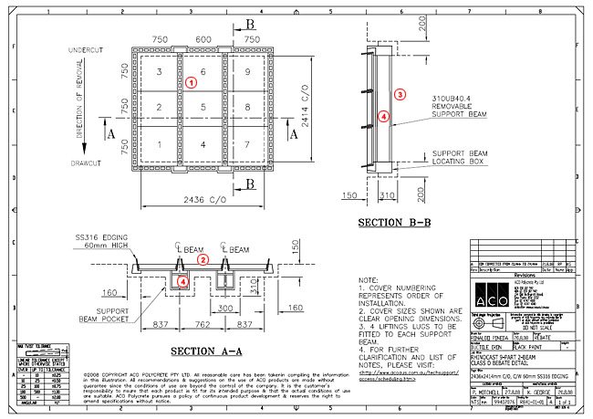 Design Service for Access Covers | ACO Access Technical Support